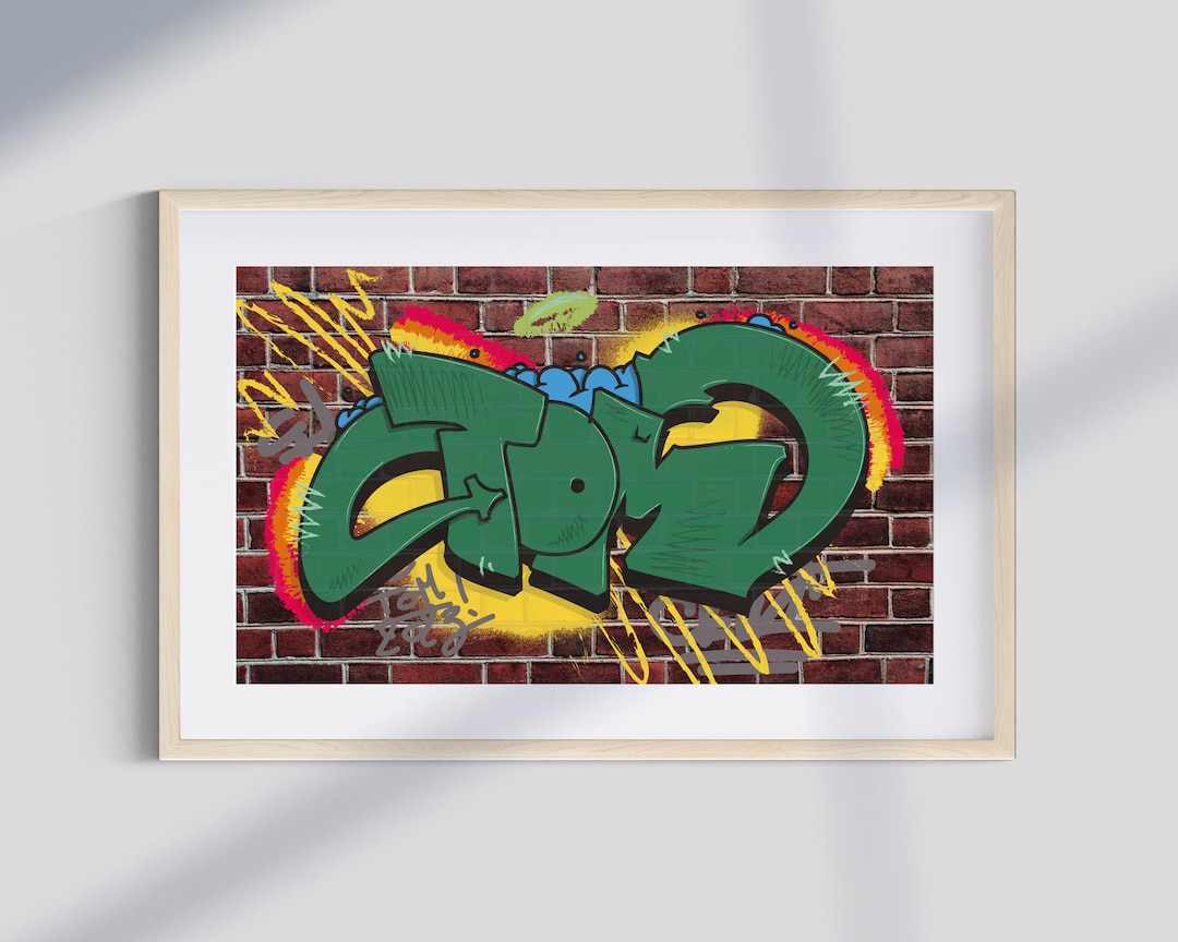 Prénom Graffiti Personnalisé à Imprimer - Etsy