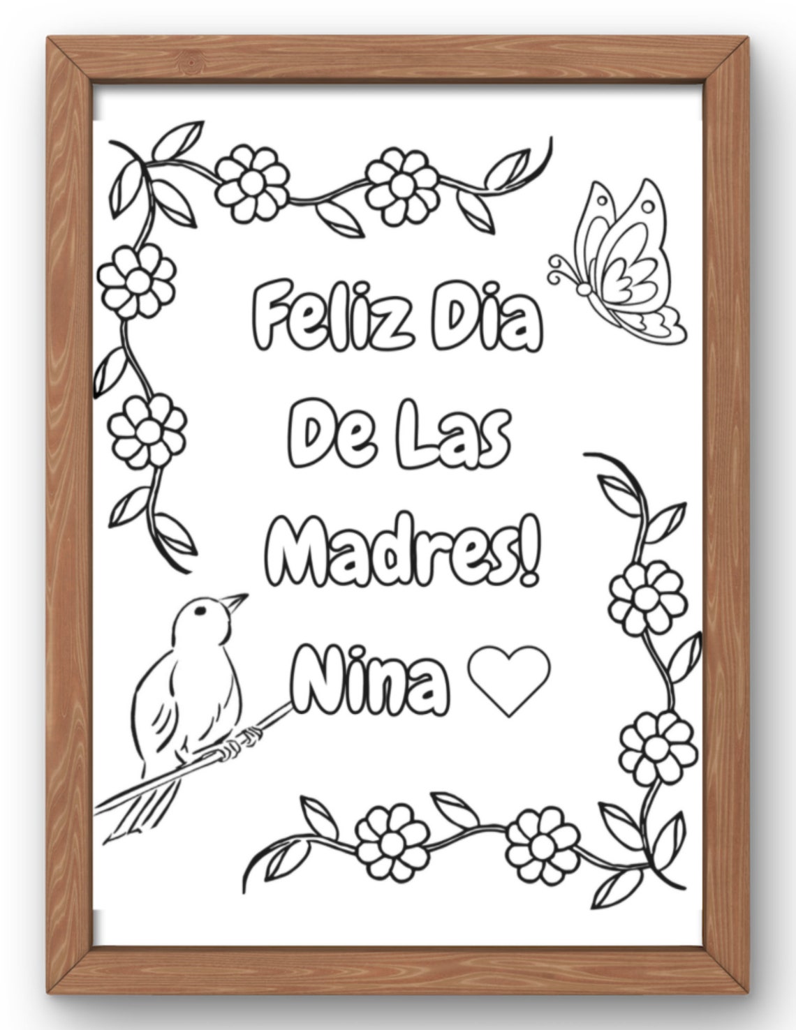 Feliz Dia De Las Madre's Madrina| Nina| Mother's Day Printable | Kid's ...