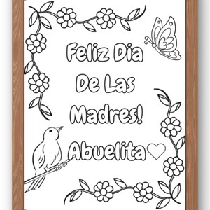 Feliz Dia De Las Madre S Abuelita Grandma Mother S Day Printable