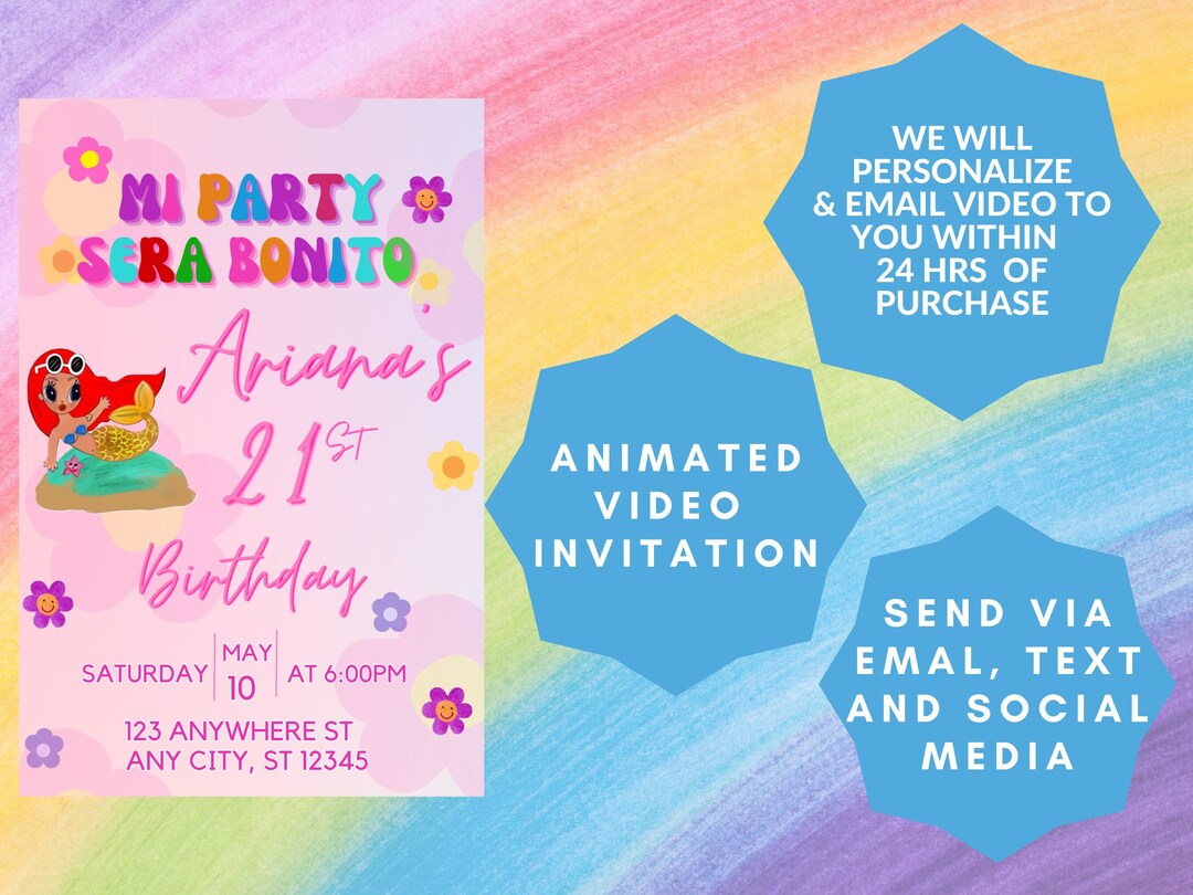 KAROL G MAÑANA Sera Bonito Invite | Invitation | Karol G Invitación ...