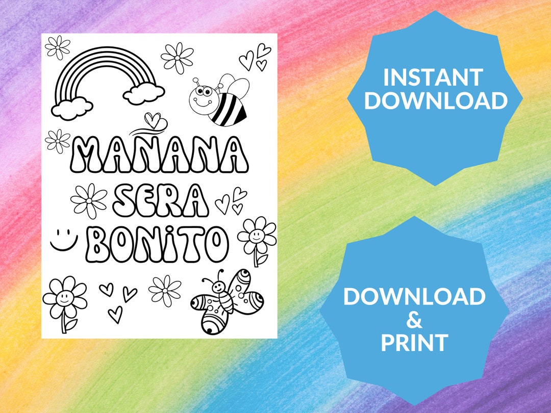 Coloring Page | KAROL G MAÑANA Sera Bonito | Karol G Theme | Karol G ...