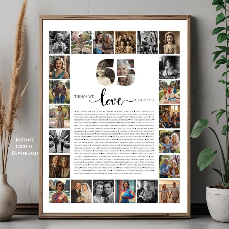 65 Reasons We Love You - Etsy