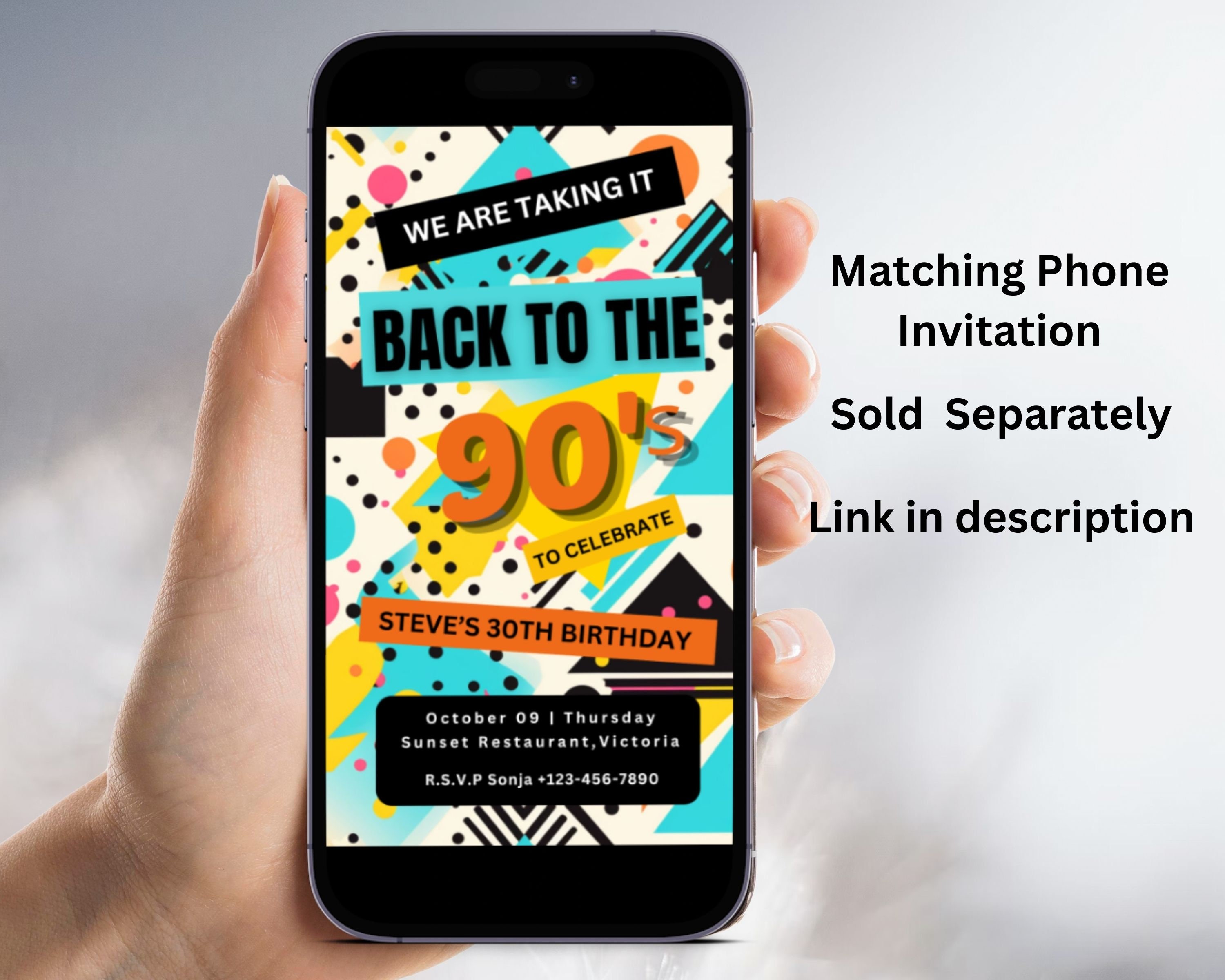 Editable 90's Birthday Party Welcome Sign, Back to the 90s, Throwback ...