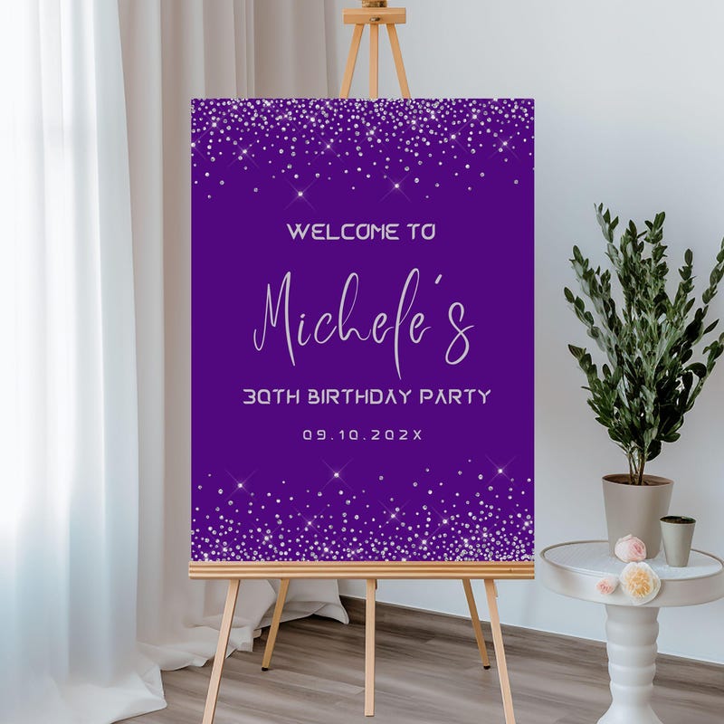 Birthday Welcome Sign - Etsy