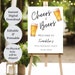 Cheers and Beers Birthday Welcome Sign, Editable Beer Party Poster ...