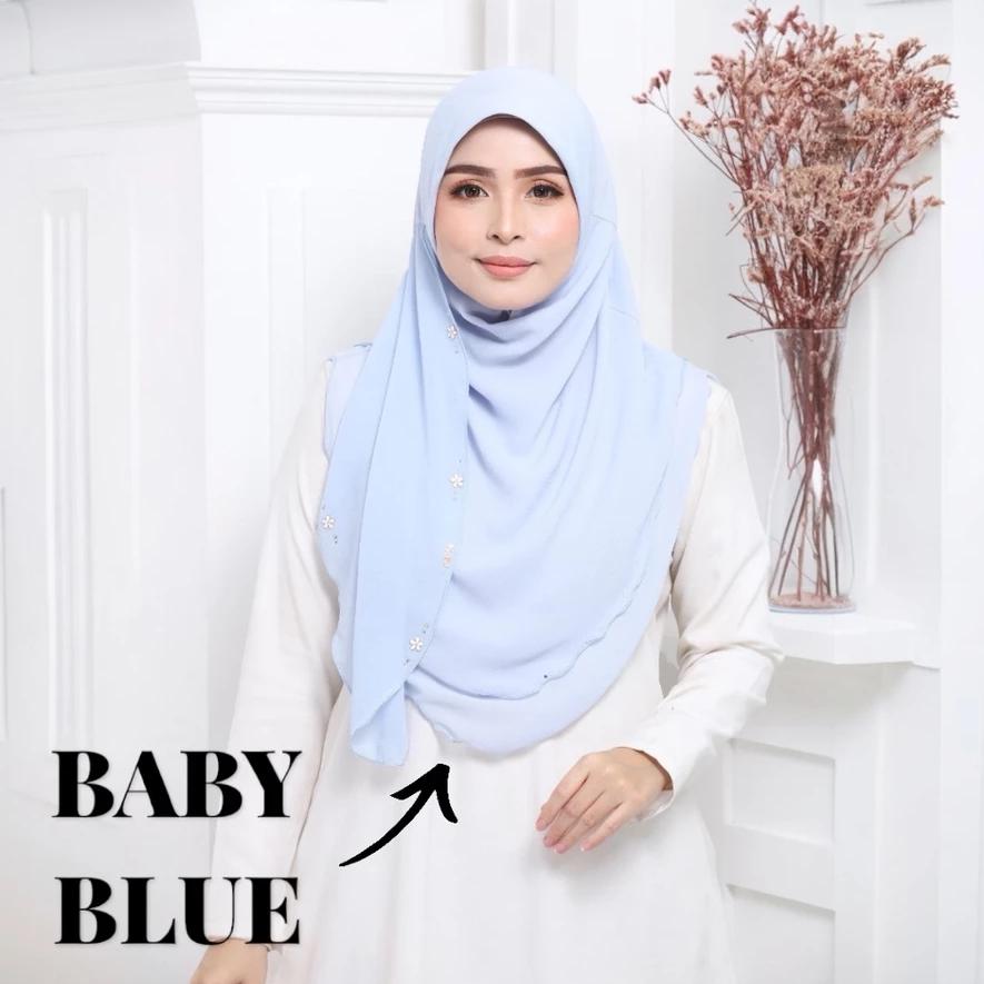2-layer Instant Hijab | Fits XL, XXL | Neatly Stitched Edges | Slip on ...