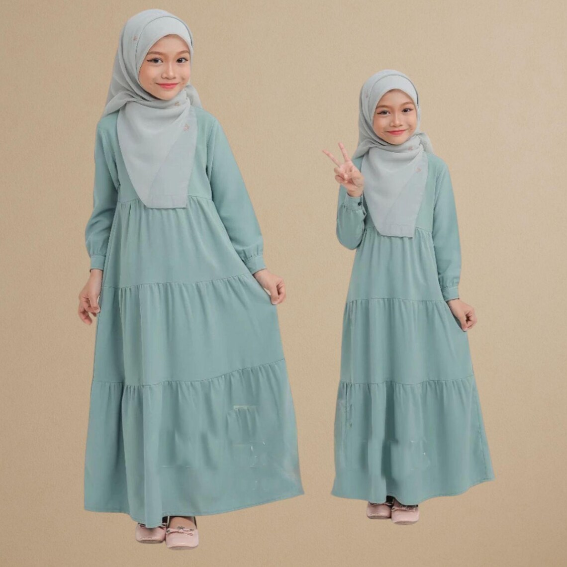 Adorable Muslim Girl Kids Abaya Dress | Modern & Stylish Design ...