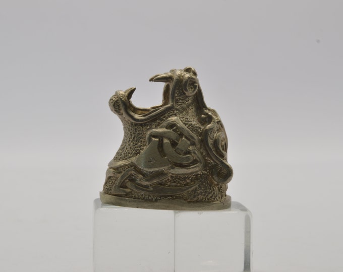 Celtic Tiger Pommel for Custom Knife Making - Etsy