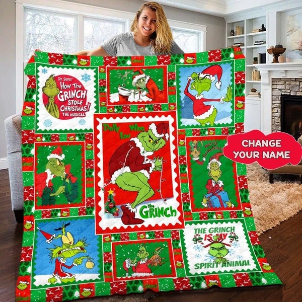 Grinch Quilt Kit - Etsy