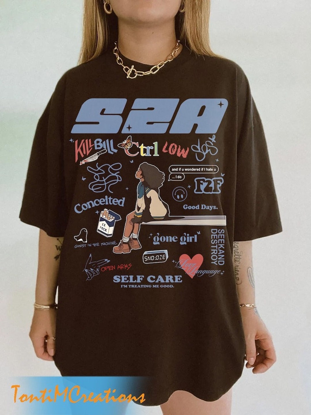 Vintage Sza SOS Shirt Sza Shirt Sza Good Days Shirt SOS - Etsy