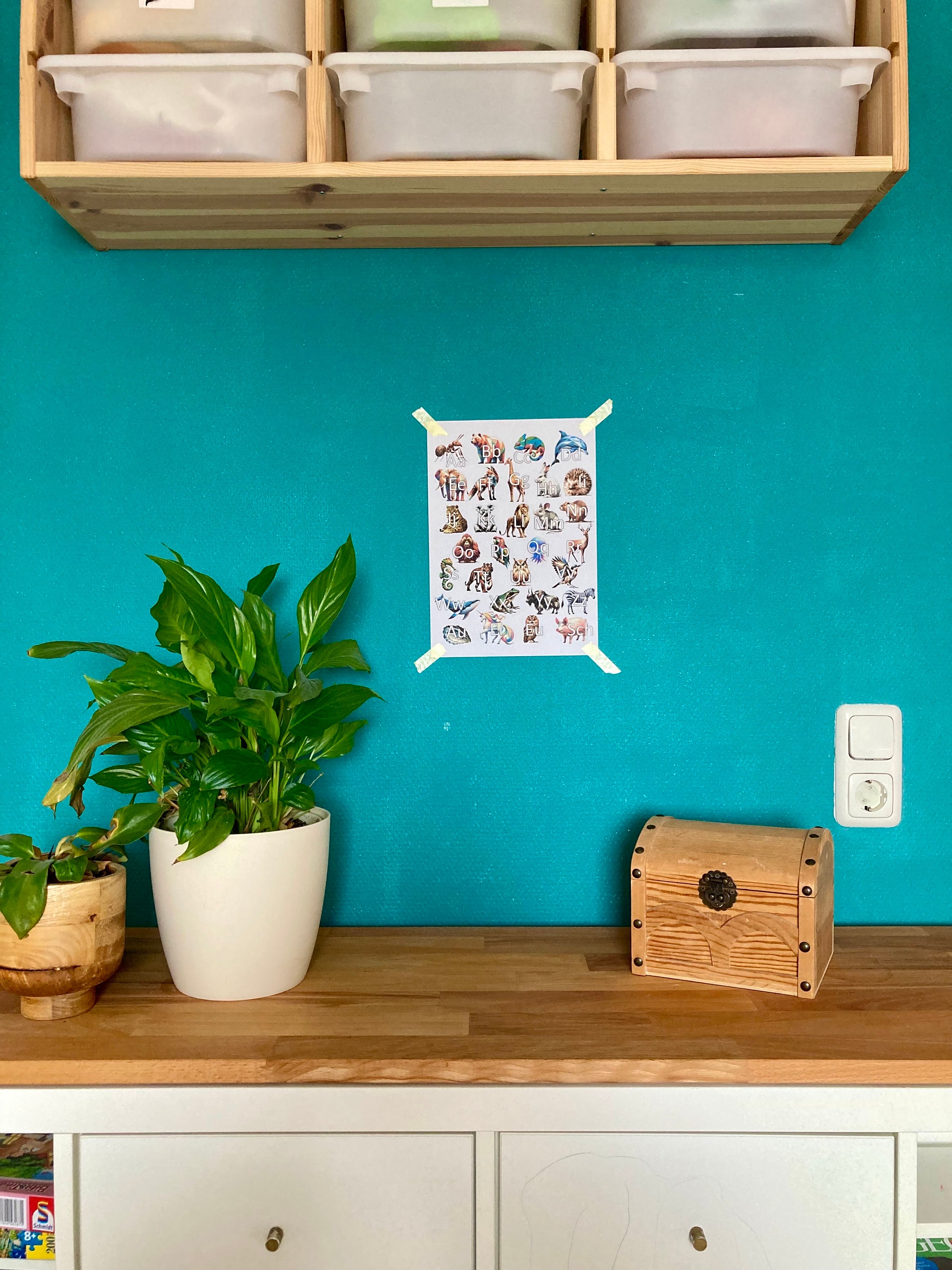 Alphabet Poster | Tiere A-Z | Lernkarten | ABC Bild | DIN A4 A3 ...