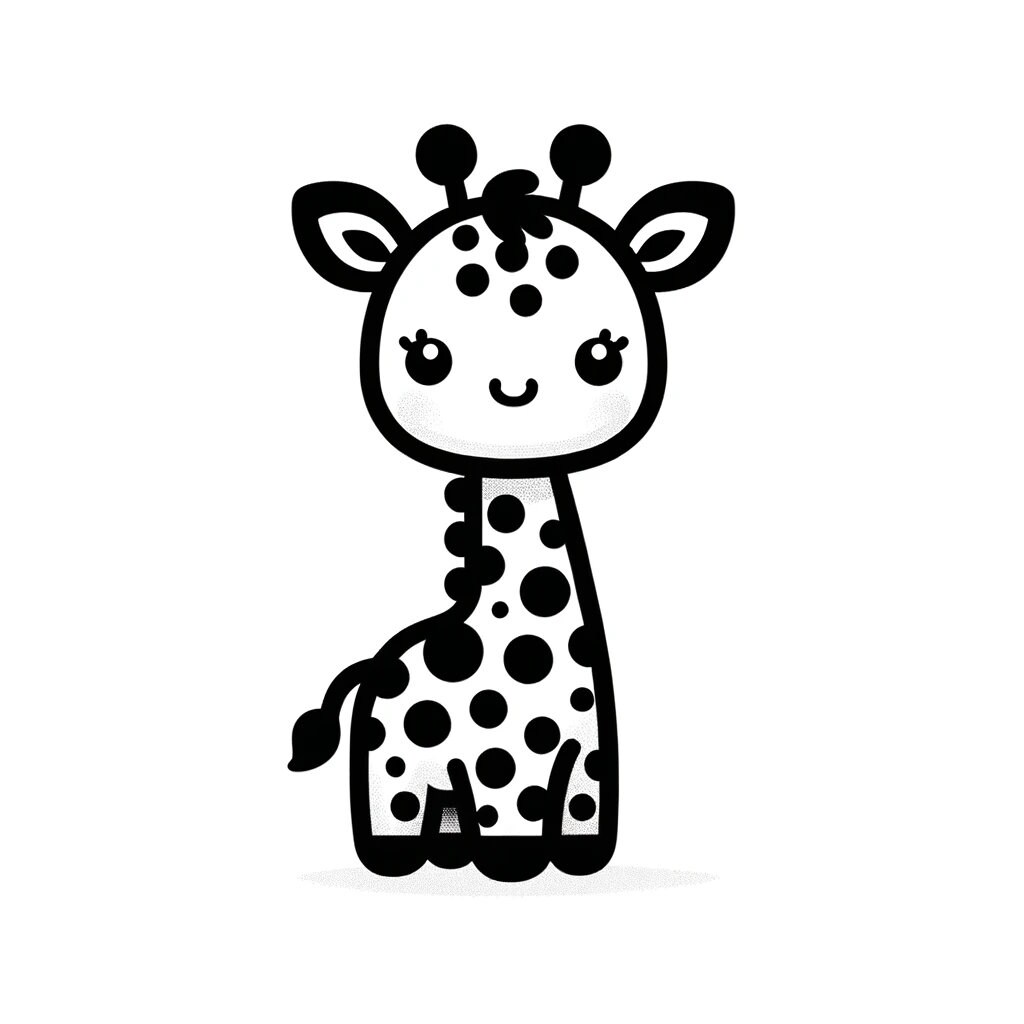 High Contrast Baby Flashcards – Cute Animals – Black and White Baby ...