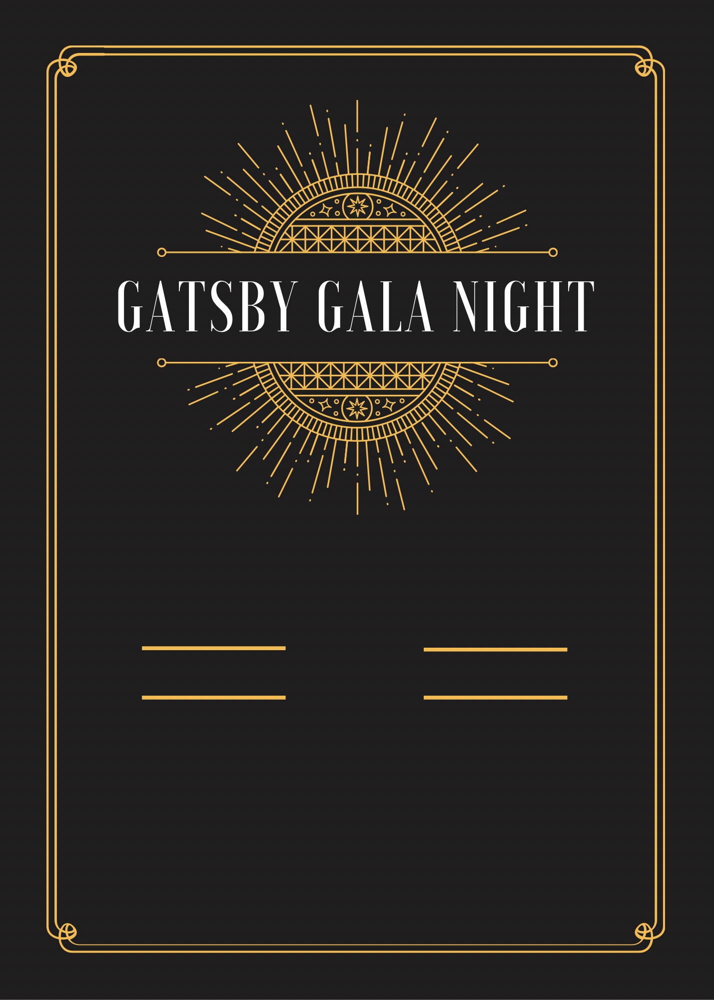 1920s Gatsby Themed Invitations - Etsy