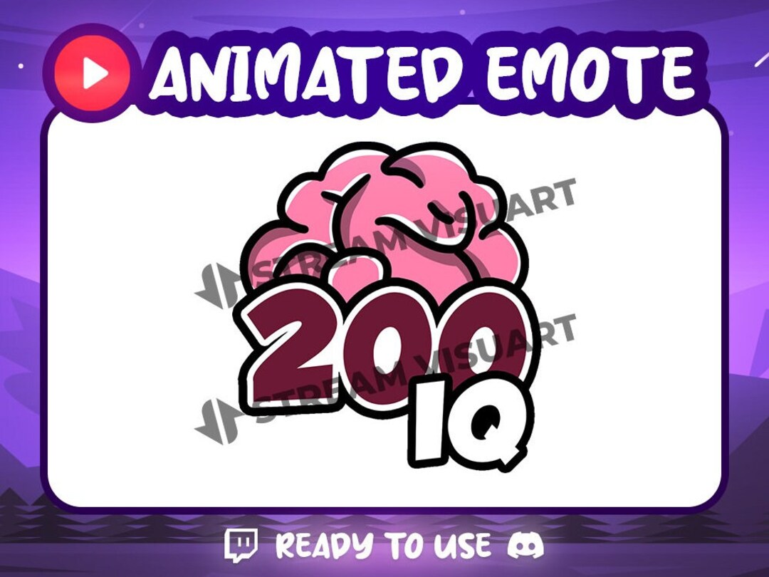 200IQ Animated Emote Twitch Emotes Genius Brainy Sharp Intellectual ...