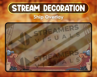 Monkey Pirate Animated Stream Decoration Sea Robber Games Streamer Gift ...