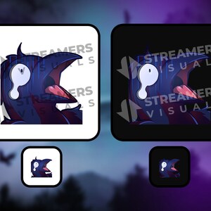 Raven Twitch Emotes: Crow Graphics, Discord Emojis (digital Download ...