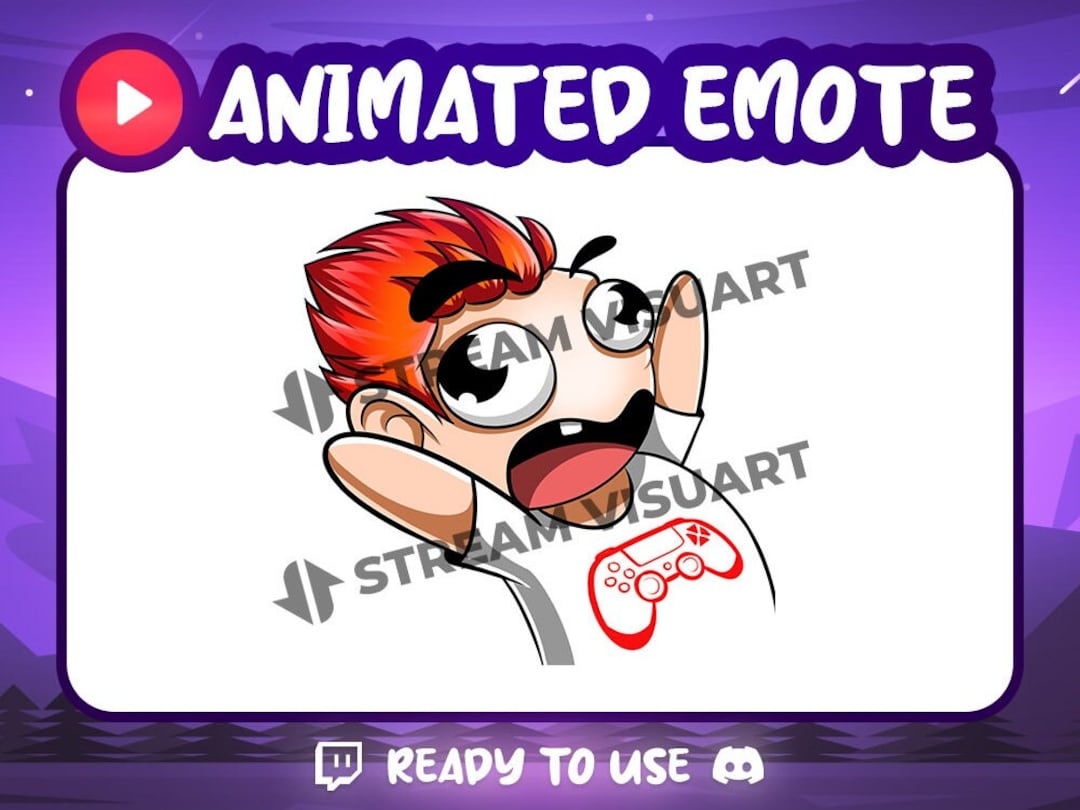 Crazy Run Guy Animated Emote: Funny Twitch/discord Stream Emoji (GIF ...