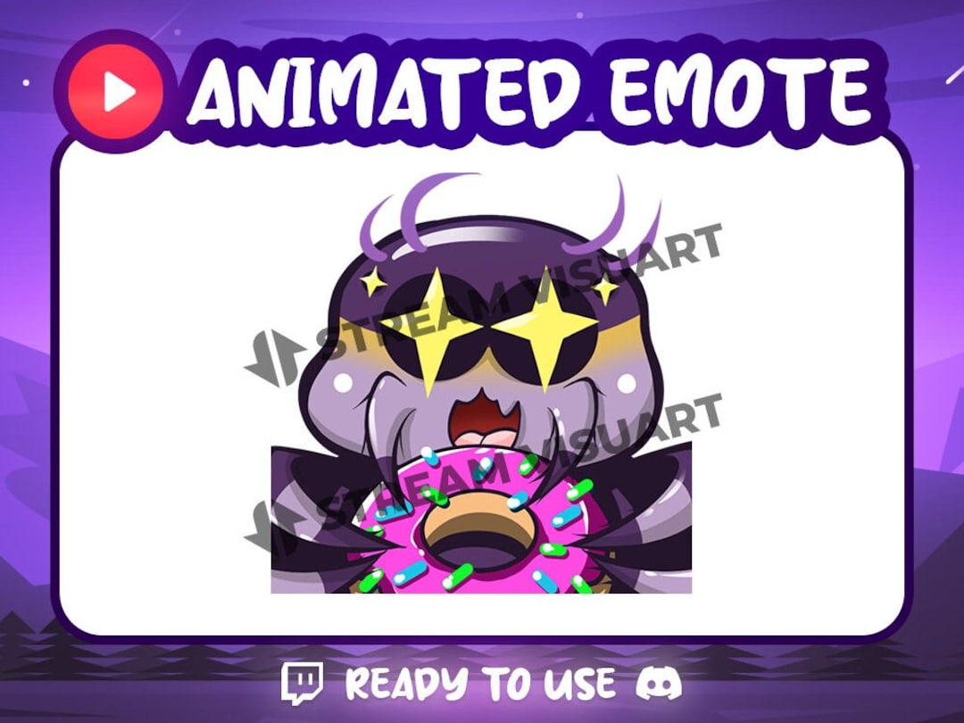 Spider Eat Animated Emote Twitch Emotes Purple Arachnid Tarantula ...