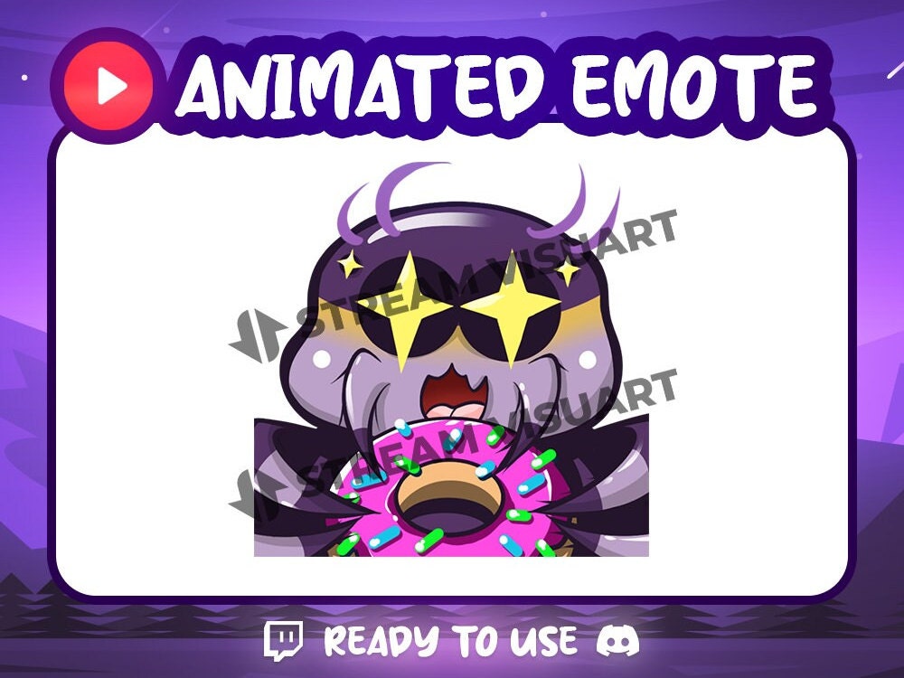 Spider Eat Animated Emote Twitch Emotes Purple Arachnid Tarantula ...