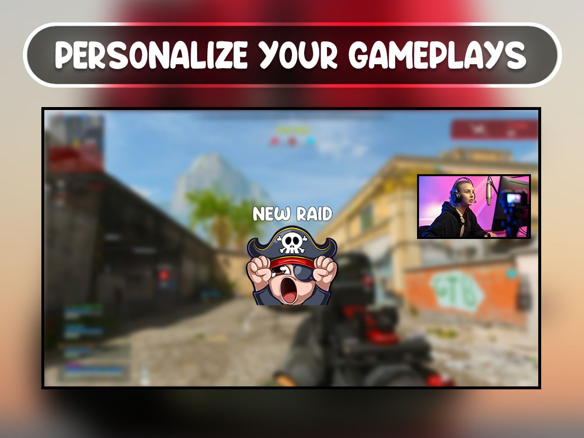 Pirate Hype X6 Animated Alert Box Happy Buccaneer Funny Shout Streamer ...