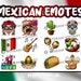 Mexican Fiesta Twitch Emotes: Chili, Tequila, Sombrero (digital ...