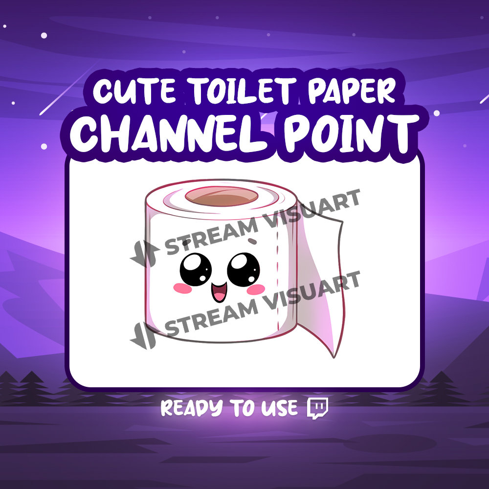 Toilet Paper Twitch Emote Discord Emoji Kick Subscriber Poop Fun White ...