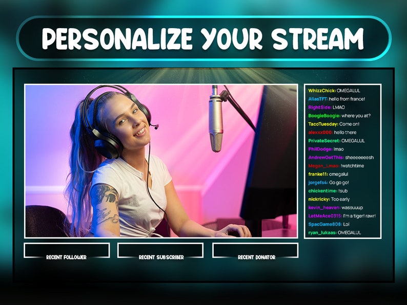 Moonbeam Animated Stream Decoration Fairy Magic Moon Mystic Streamer ...