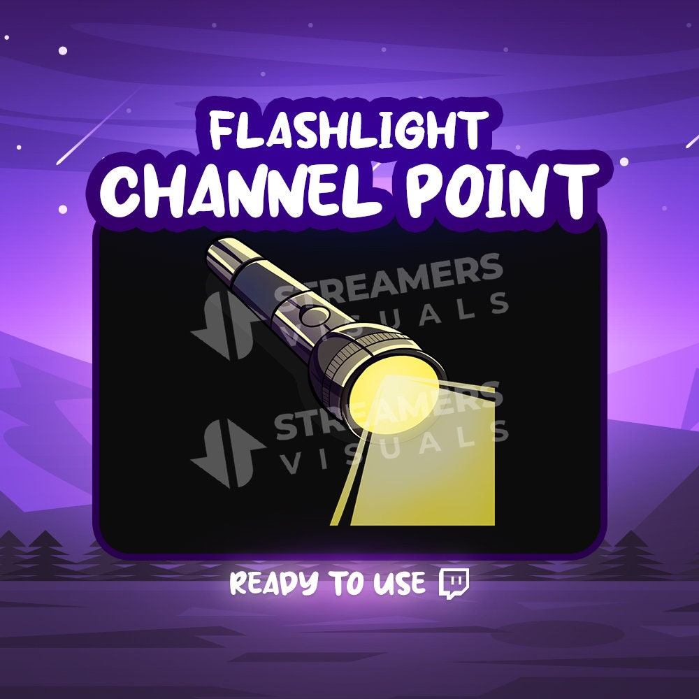 Flashlight Twitch Emote Discord Kick Subscriber Torch Beam Illuminate ...