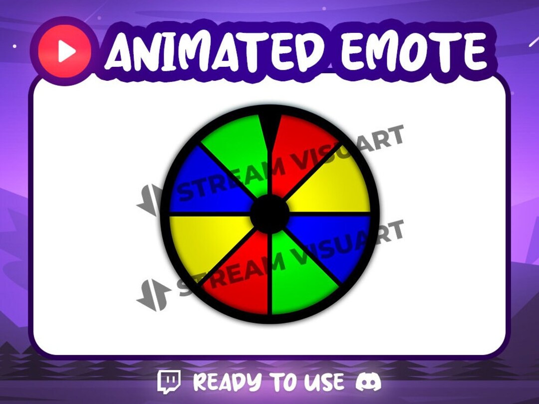 Wheel Animated Emote: Casino Stream Sub Emoji (GIF) - Etsy
