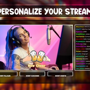 Cheers Beer Animated Stream Alerts: Twitch/obs/streamlabs (digital ...