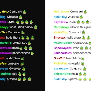 Smoke Break Twitch Emote Discord Emoji Kick Subscriber Weed Green Plant ...