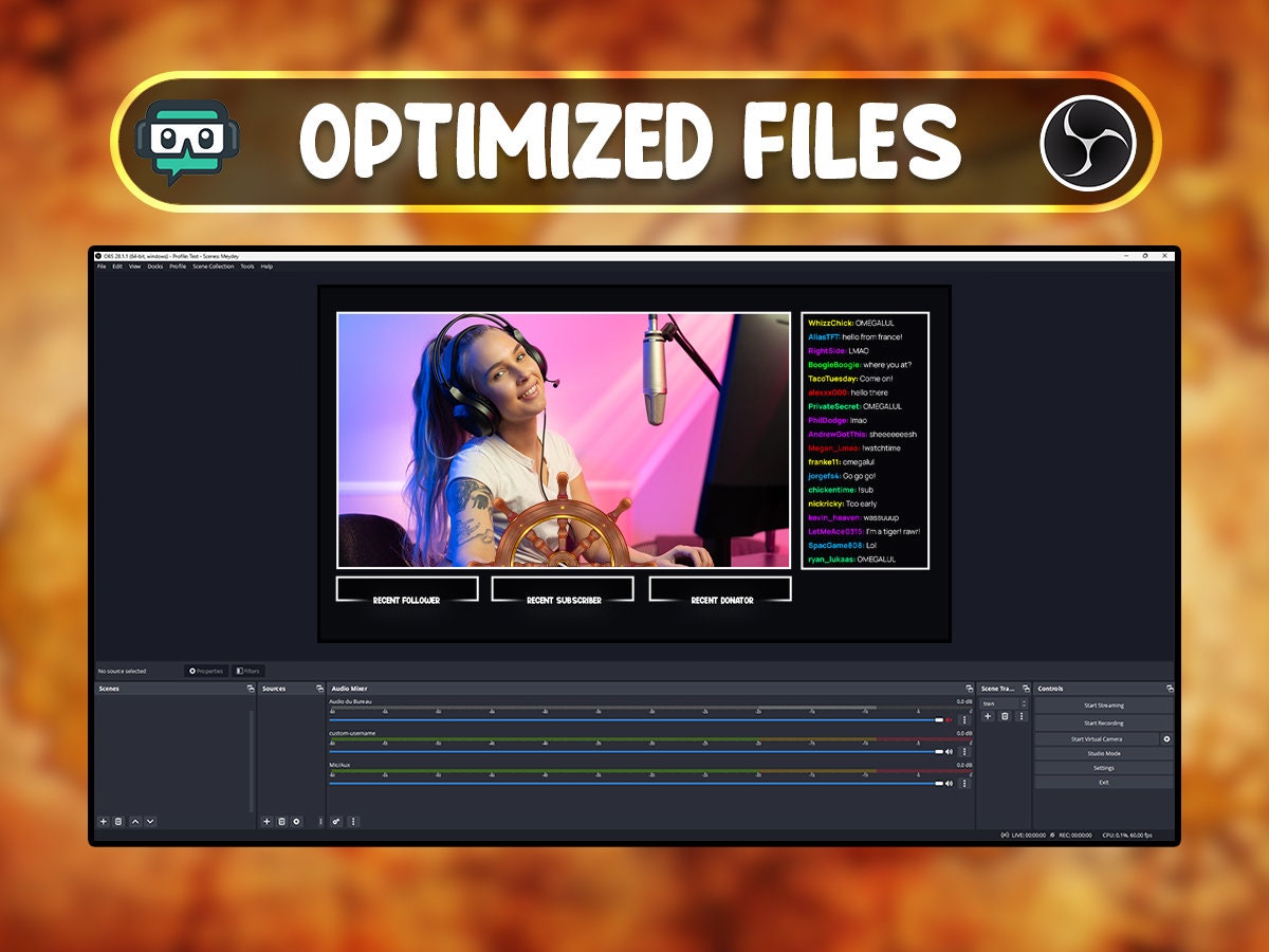 Ship's Rudder Animated Stream Decoration Pirate Games Streamer Gift ...