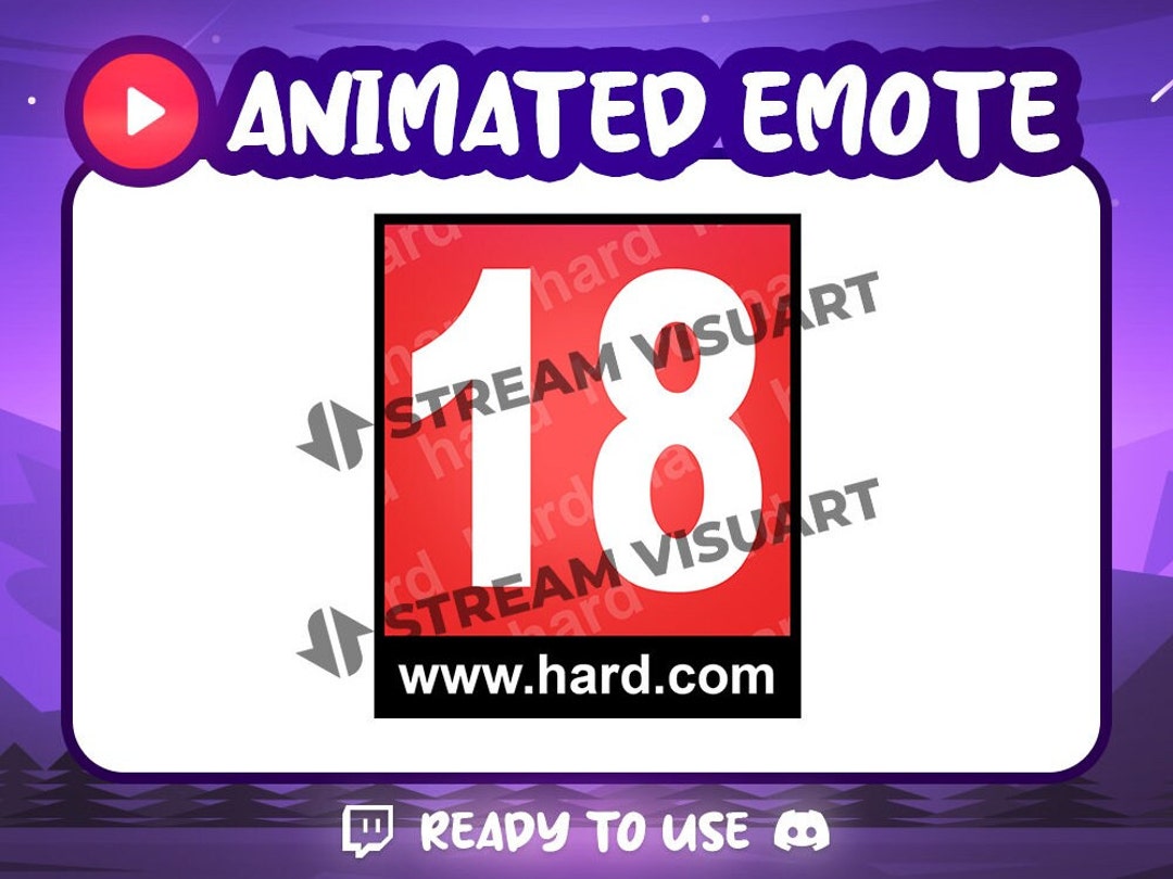 Pegi 18 Animated Emote Twitch Emotes Adults Only Explicit Content R ...