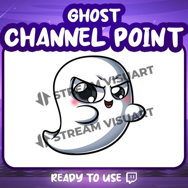 Twitch Channel Points Icon Ghost - Etsy