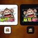 Monkey Twitch Emotes Pack 6x Ape Primate Chimpanzee Cute Fear WTF Love ...