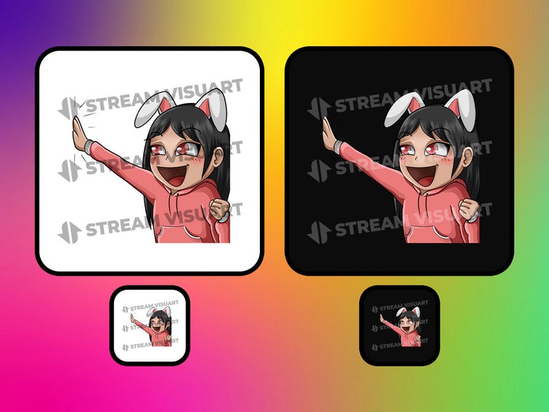 High Five Twitch Emotes Pack 2x Hand Celebrate Congratulate - Etsy