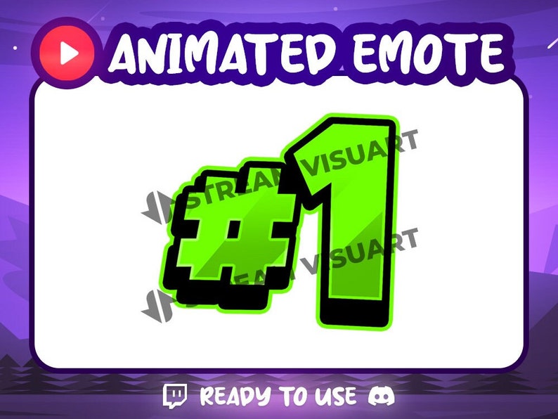 First Animated Emote Twitch Emotes 1 Initial Debut Premier Primary ...