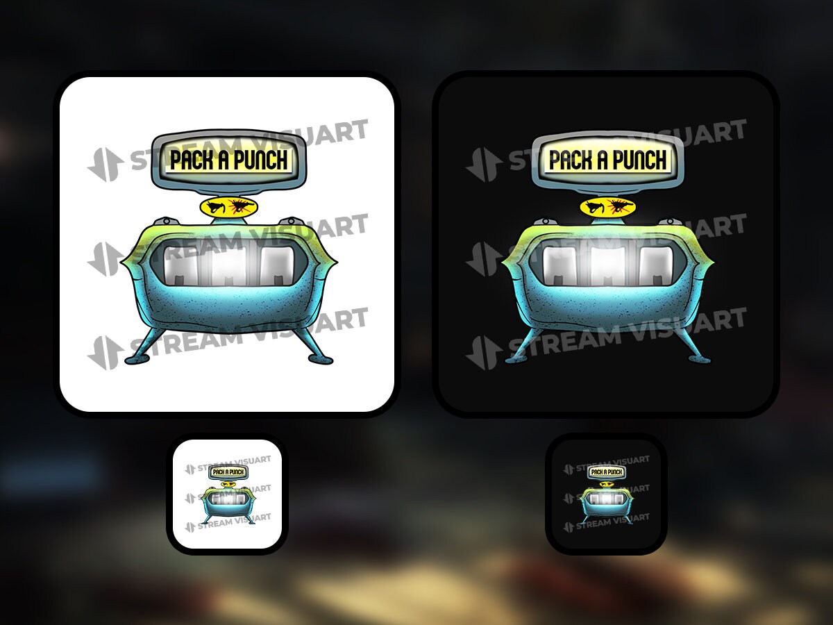 COD Zombie Twitch Emotes Pack 6x Cool Badass Gg Gun FPS Skull TPS Rip ...