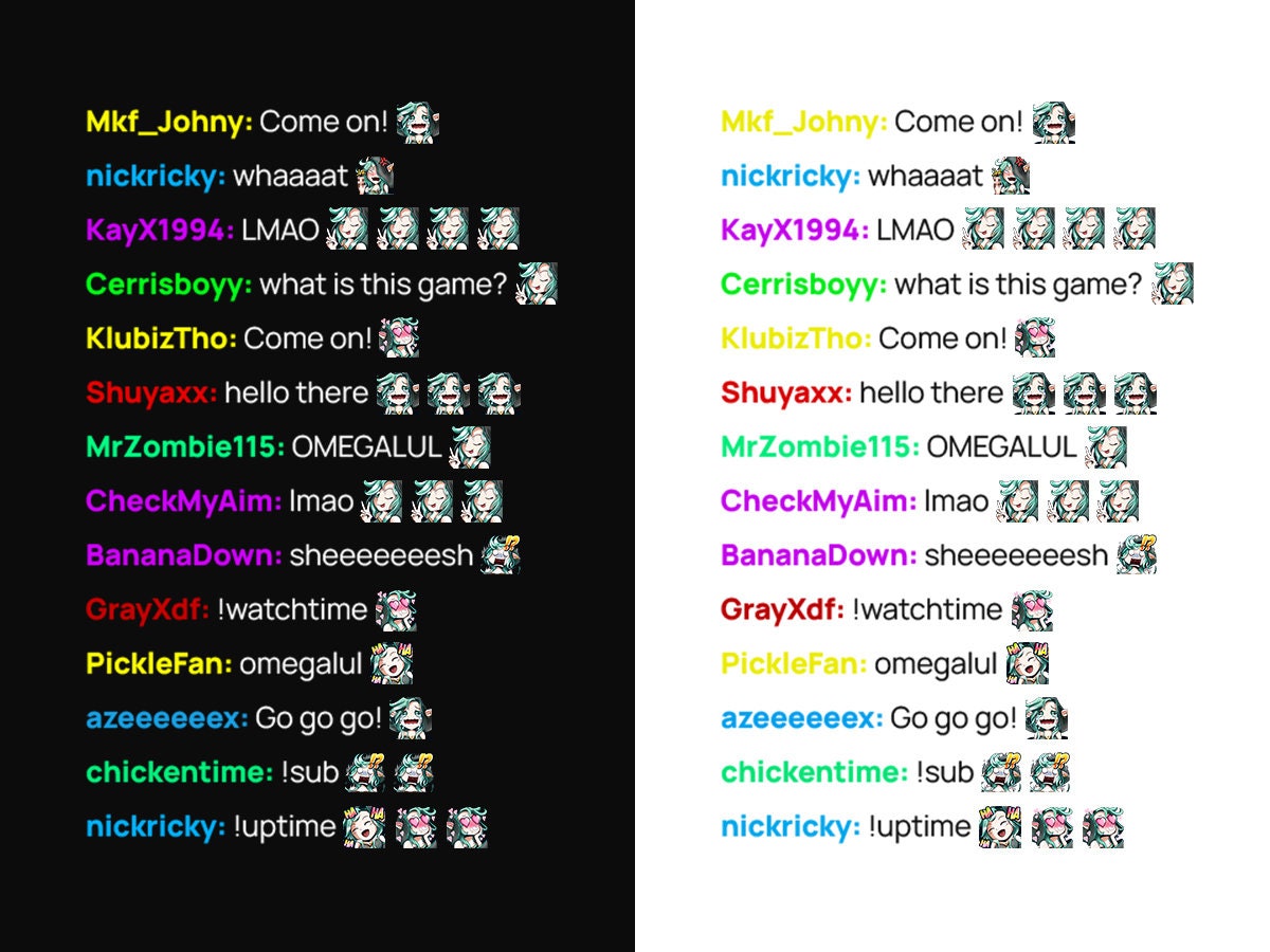 Elf Girl Twitch Emotes Pack 6x Fantasy Elven Enchanted Mythical ...