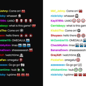 Warzone Twitch Emotes Pack 12x Cool Badass Gg RIP Grenade FPS Skull ...