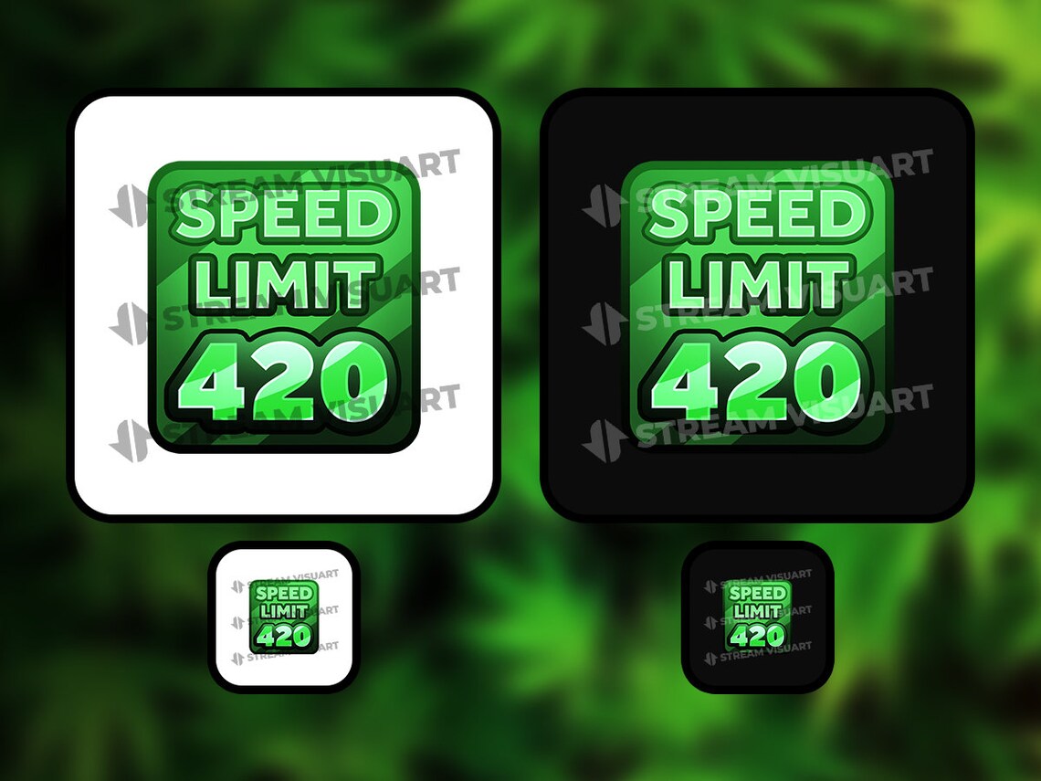 Weed Twitch Emotes Pack - 420 Stream Graphics (instant Download) - Etsy
