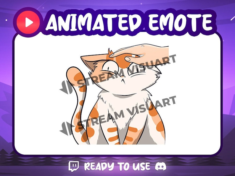 Cat Hug Animated Emote Twitch Emotes Kawaii Ginger Cute Feline Sulky ...