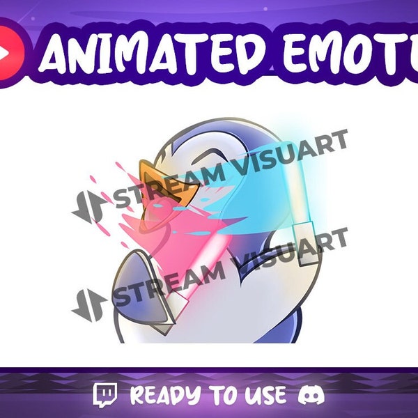 Glowstick Neon Emote - Etsy