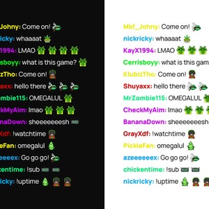 Weed Twitch Emotes Pack, 420 Green Graphics (instant Download) - Etsy