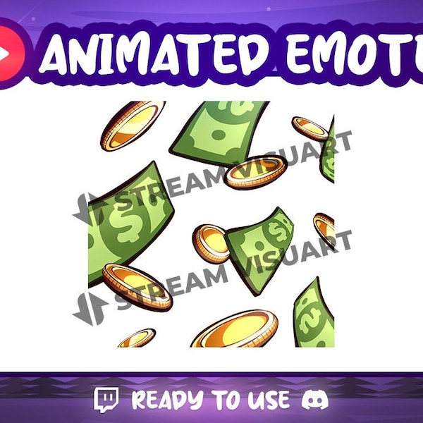 Animated Cash Emote - Etsy