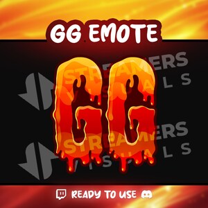 Bloody GG Emote: Horror Text, Twitch/discord/kick (digital Download) - Etsy