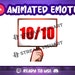 10/10 Animated Emote Twitch Emotes Perfect Score Top Rating Excellent ...