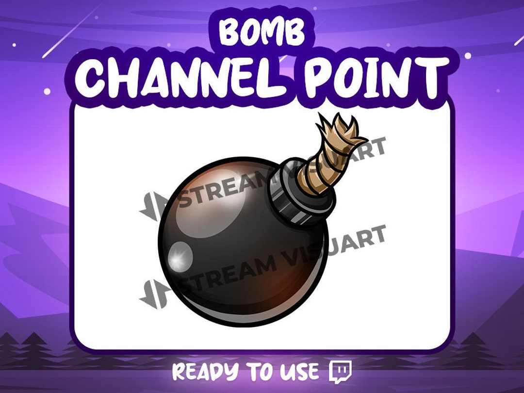 Bomb Twitch Channel Point Icon: FPS Gaming Emote (digital Download) - Etsy