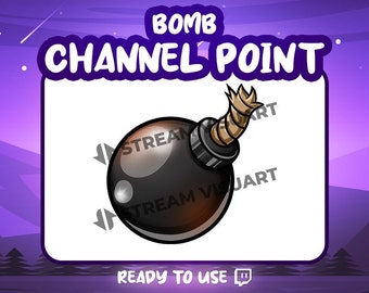 Bomb Twitch Channel Point Icon: FPS Gaming Emote (digital Download) - Etsy