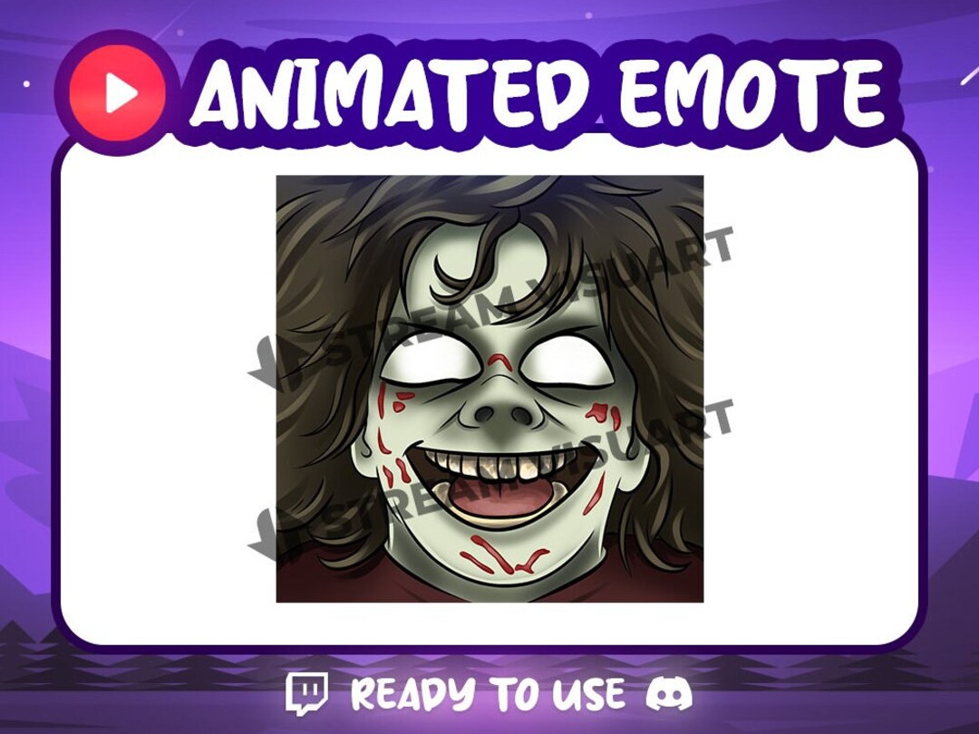 Screamer Animated Emote Twitch Emotes Halloween Horror Fear Killer ...